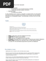 MUN Draft Resolution Format | PDF