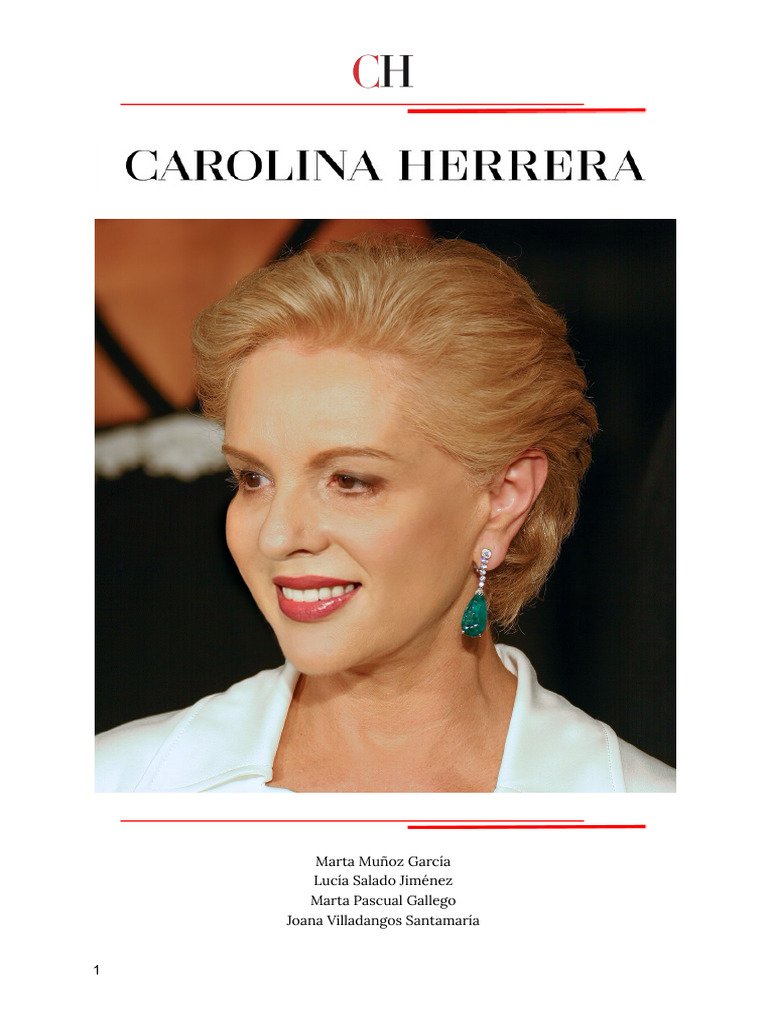 Trabajo Final - Carolina Herrera | PDF | Business | Costo