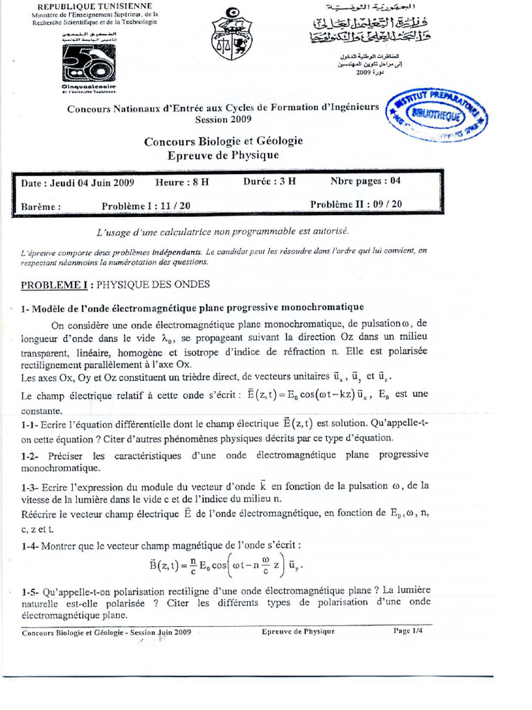 2009 BG Physique | PDF