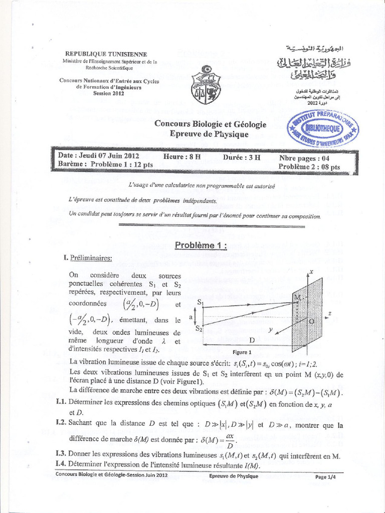 2012 BG Physique | PDF