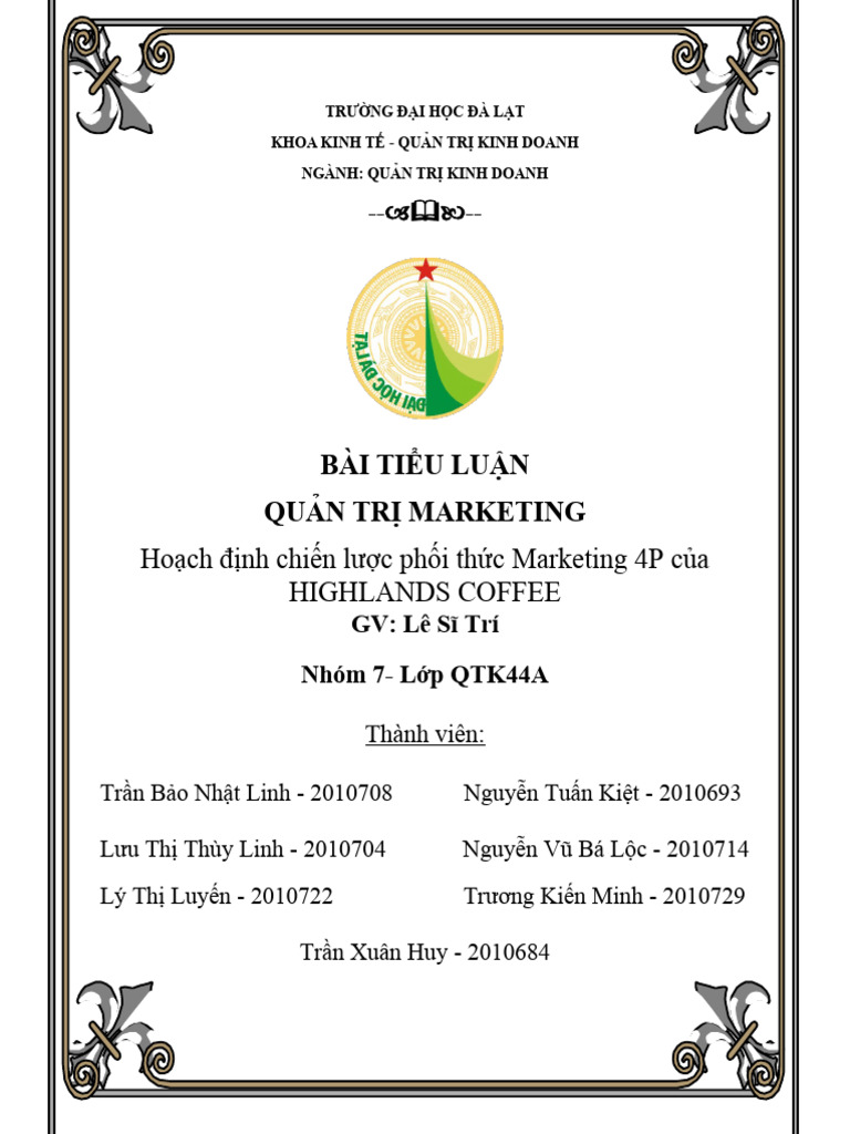 PHÂN-CÔNG-Quản-trị-MKT-Nhóm-3 | PDF