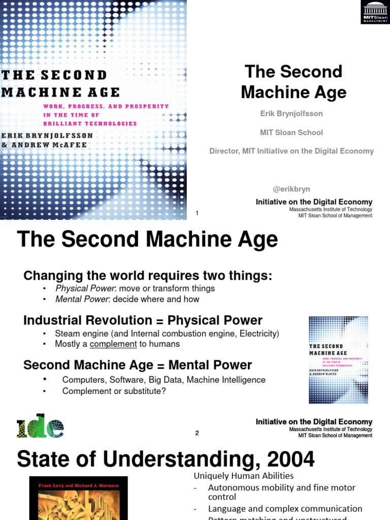 The Second Machine Age Insights | PDF | Massachusetts Institute Of ...