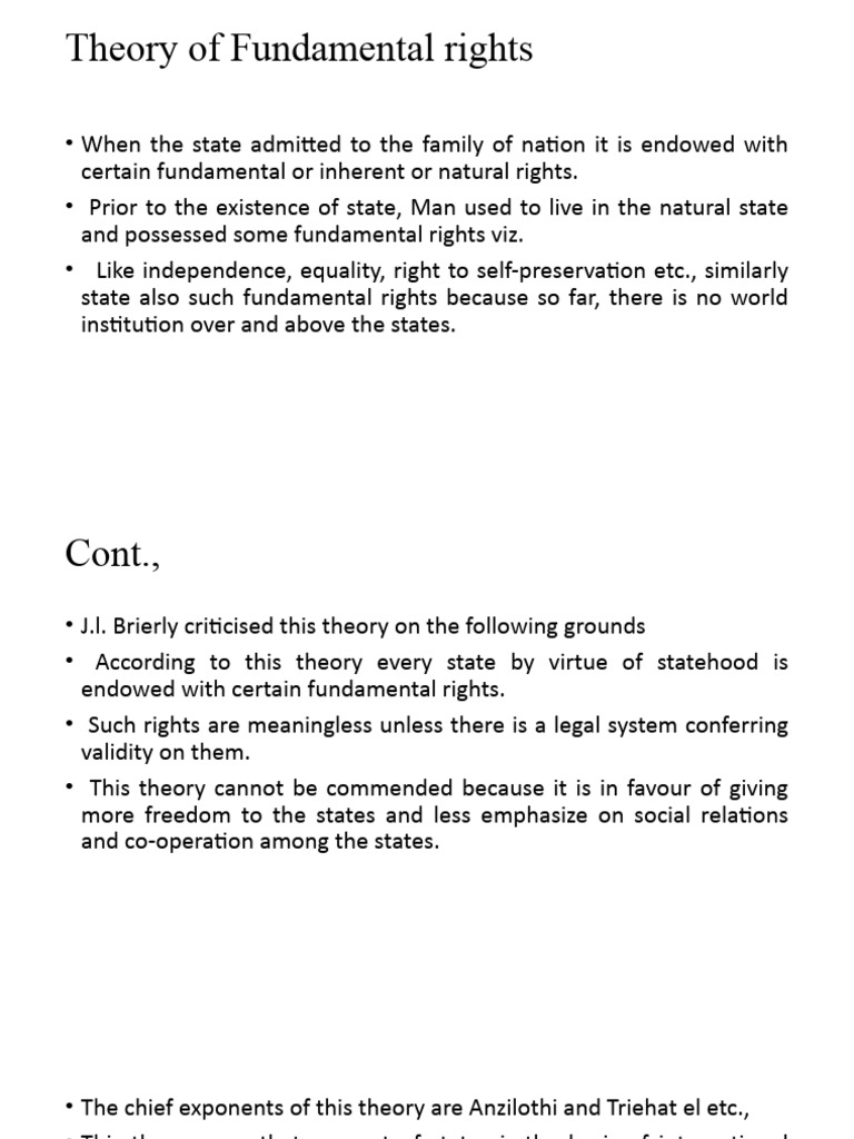 Fundamental Theory - Docx 1 | Download Free PDF | International Law ...