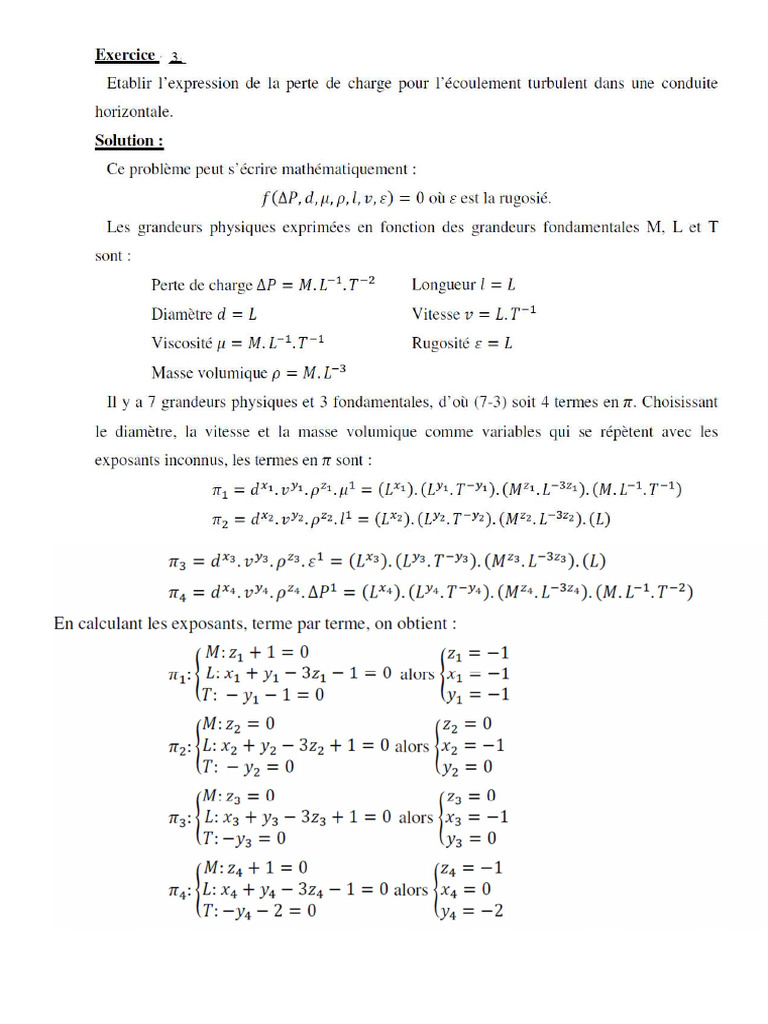 Sol TD2 Exercice N 3 | PDF