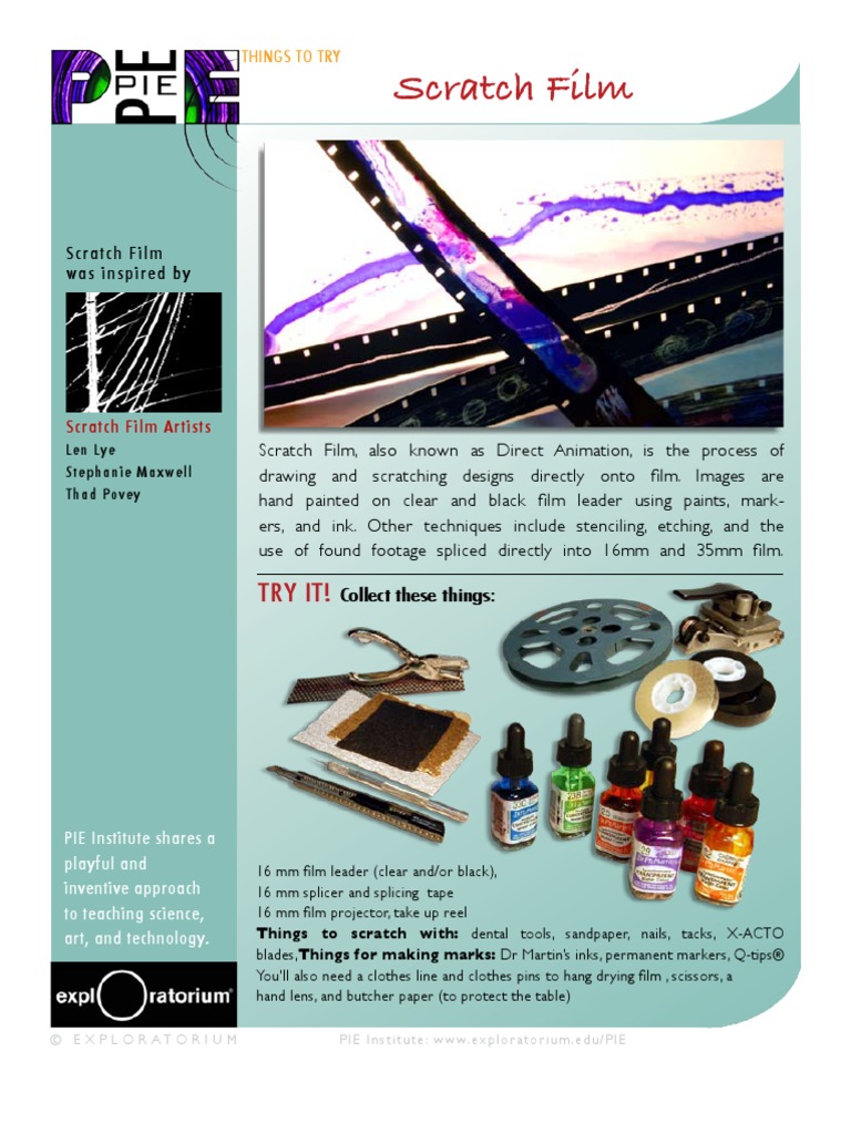Scratch Film | PDF | Media Technology | Art Media