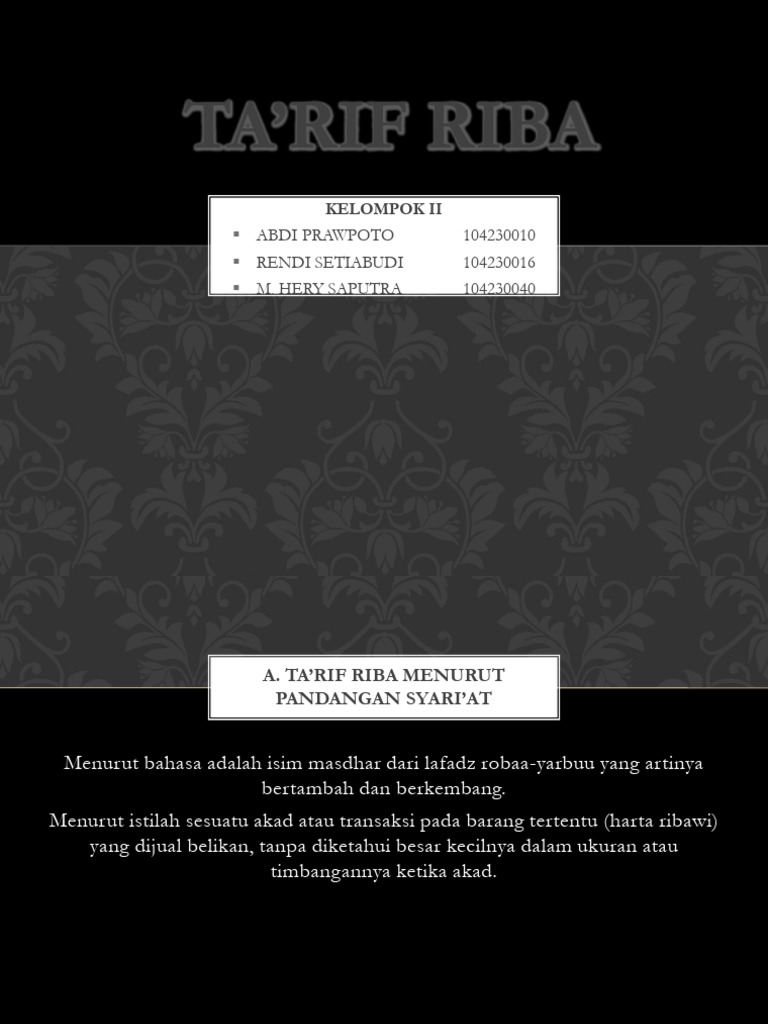 RIBA Kelompok 2 | PDF