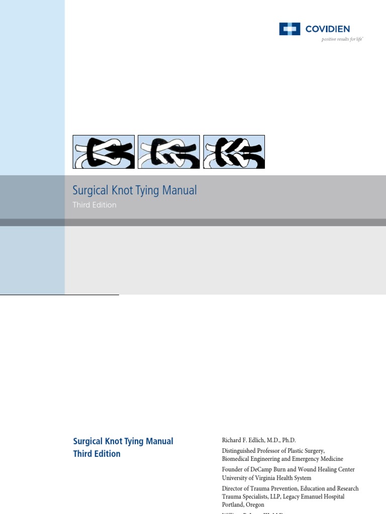 Knot Tying Manual | PDF | Surgical Suture | Knot