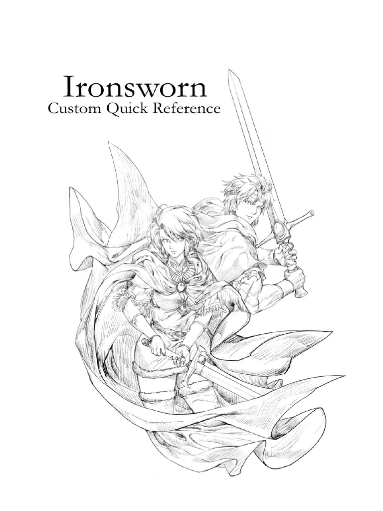 Ironsworn Custom Quick Reference | PDF | Odds
