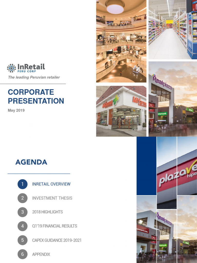 Q1 19 Corporate Presentation - InRetail | PDF | Retail | Mergers And Acquisitions