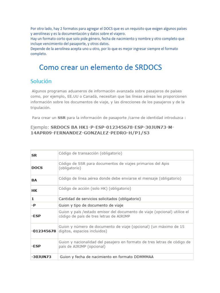 Docs SR | PDF | Pasaporte | aerolíneas