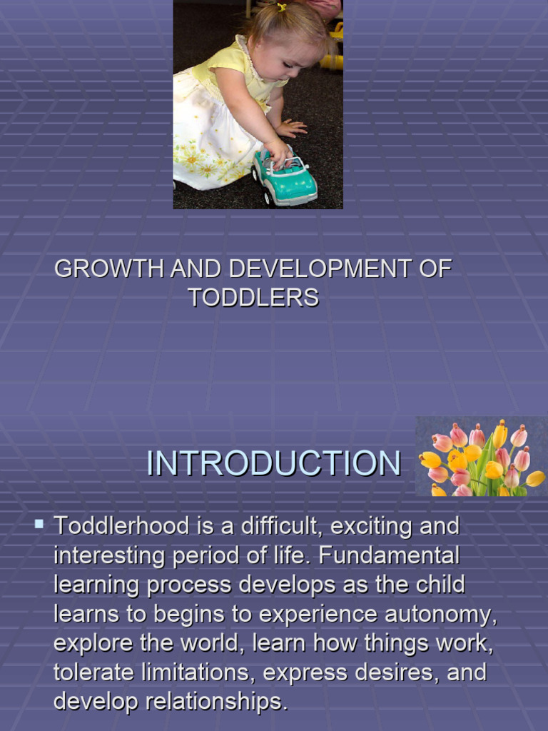 Toddler Growth and Development Overview | PDF | Toddler | Developmental ...