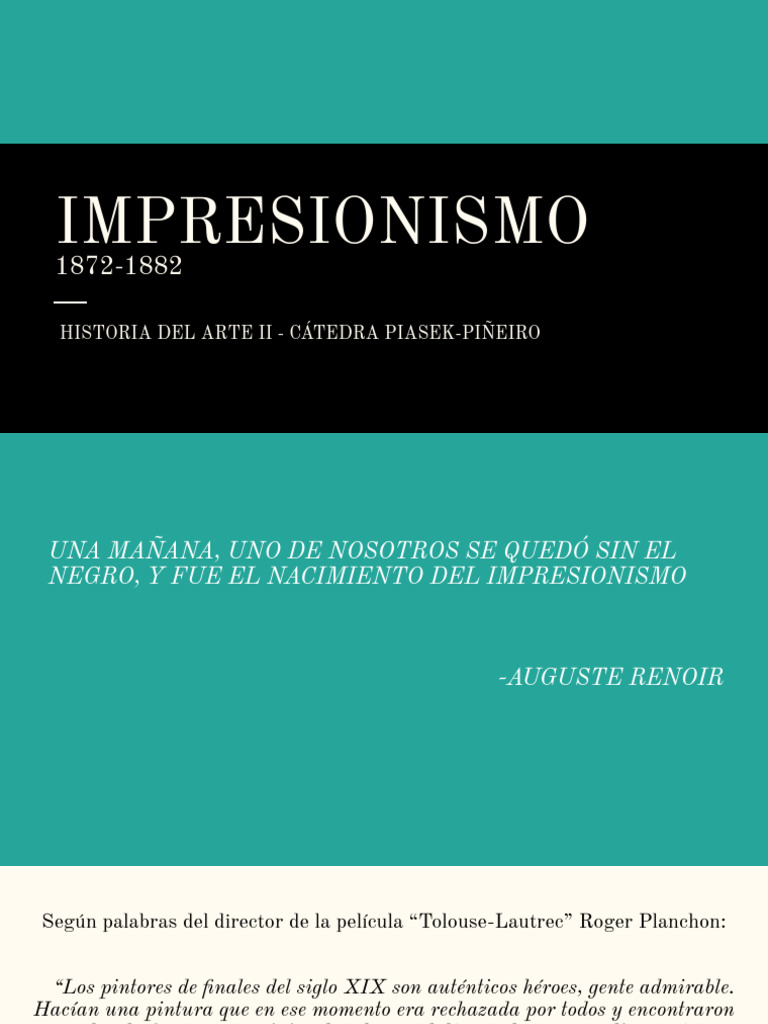 Impresionismo | PDF | Impresionismo | Pinturas