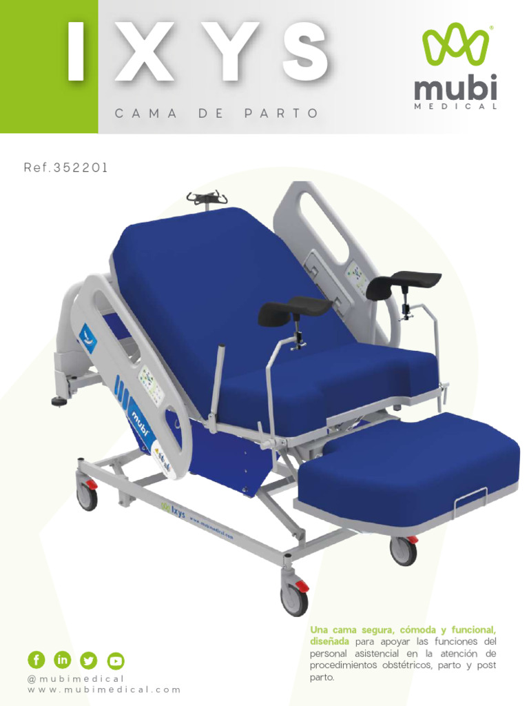 Cama Partos Mubi Medical | PDF | Fuente de alimentación | Aislador (Electricidad)