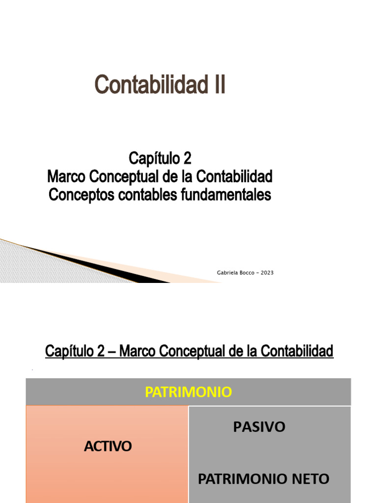 Contabilidad 2 - PPT Unidad 2 | PDF | Contabilidad | Economias