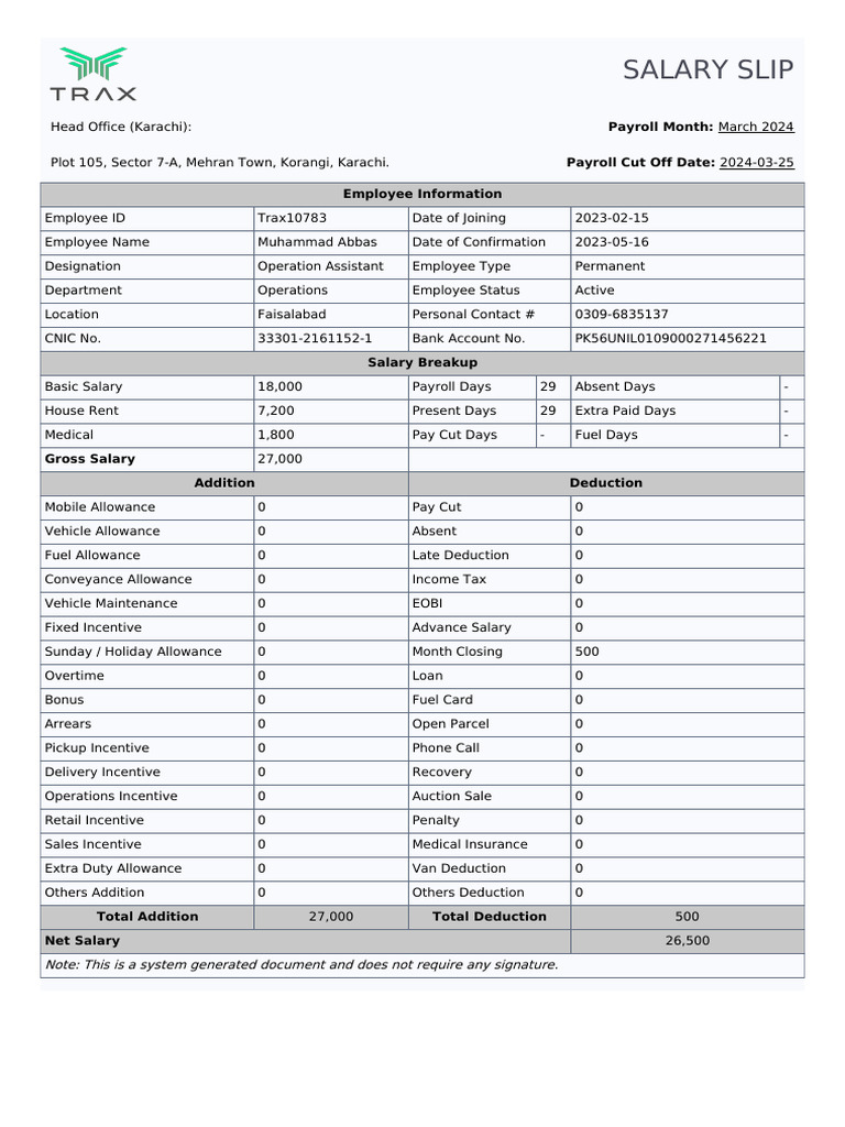 Employee Salary Details | PDF | Payroll Tax | Salary