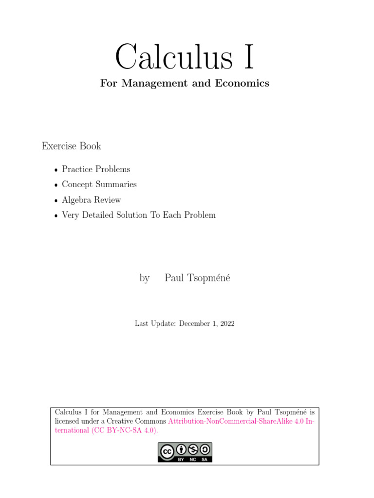 Math Workbook | PDF | Derivative | Exponential Function