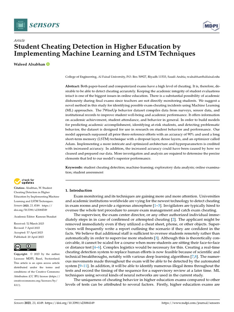 Student-Cheating-Detection-in-Higher-Education-by-Implementing-Machine ... Student-Cheating-Detection-in-Higher-Education-by-Implementing-Machine ...