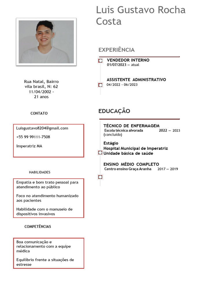 Currículo LUIS | PDF