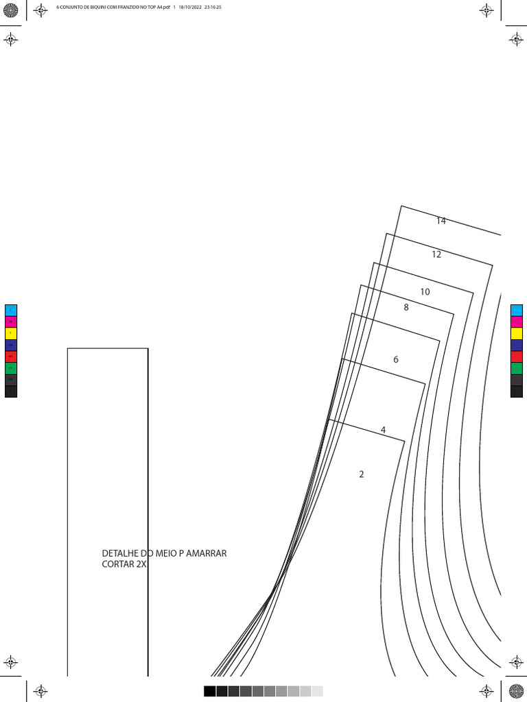 6 Conjunto de Biquini Com Franzido No Top A4 | PDF