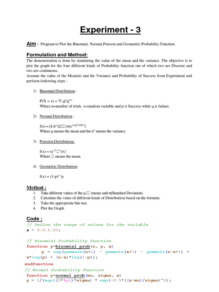 Experiment - 3 pslp.. | PDF | Dependent And Independent Variables ...