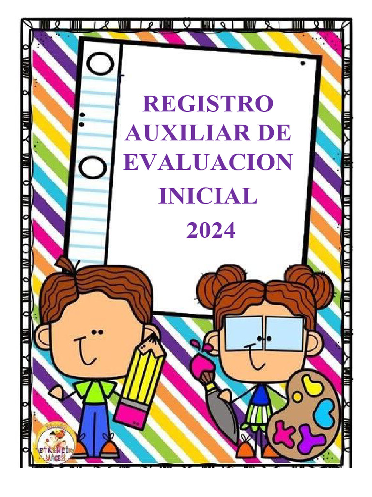 Registro de Evaluación Inicial 2024 | PDF | Evaluación | Educación de ...