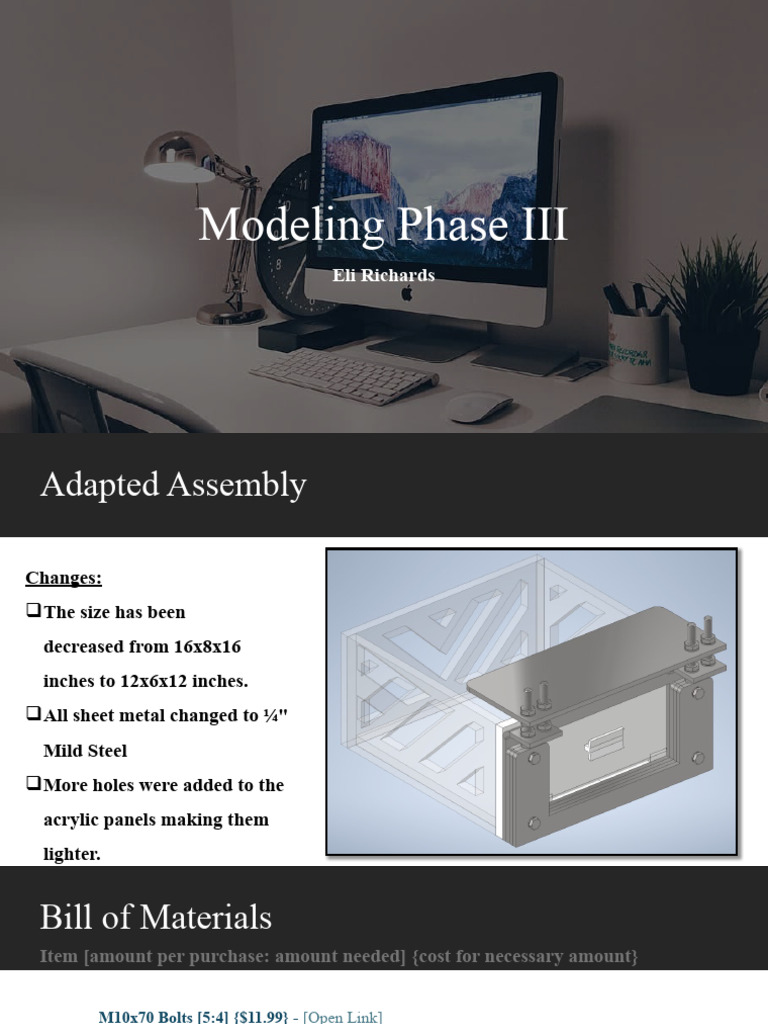 Modeling Phase III | PDF | Sheet Metal