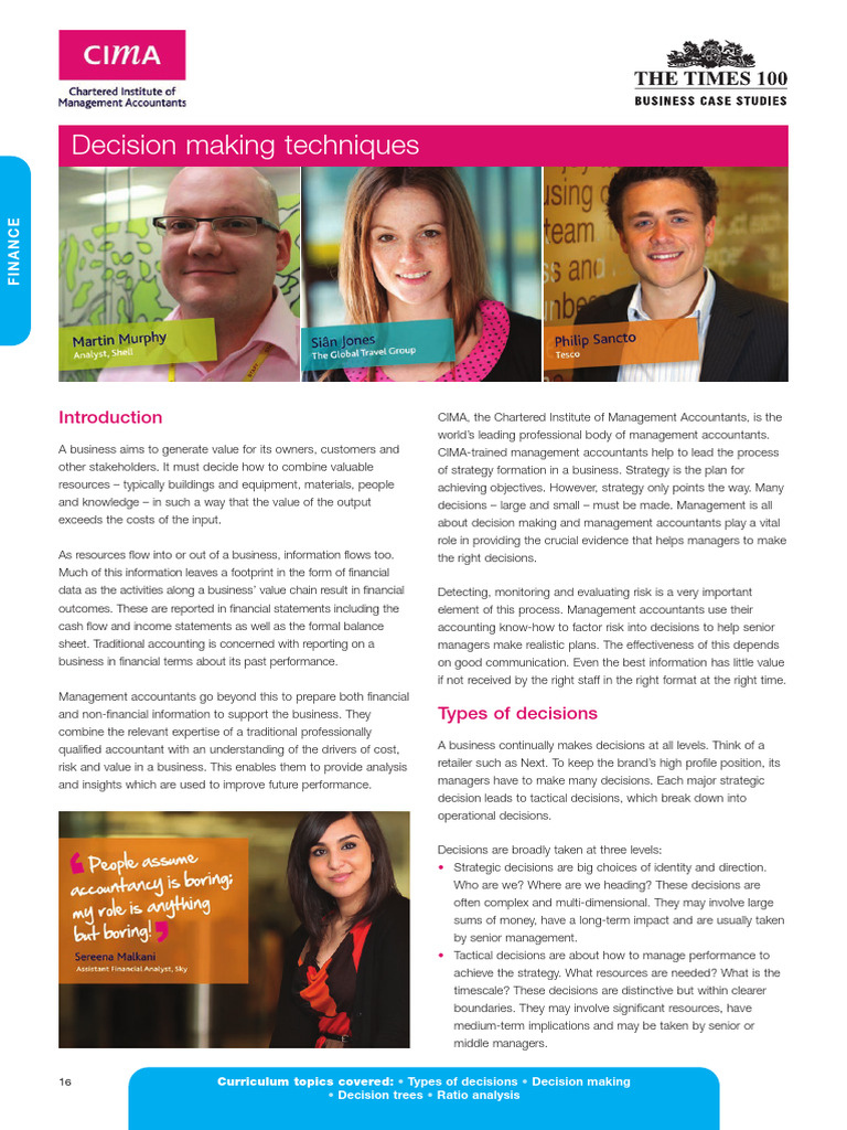 CIMA Case Study | PDF | Balance Sheet | Management Accounting