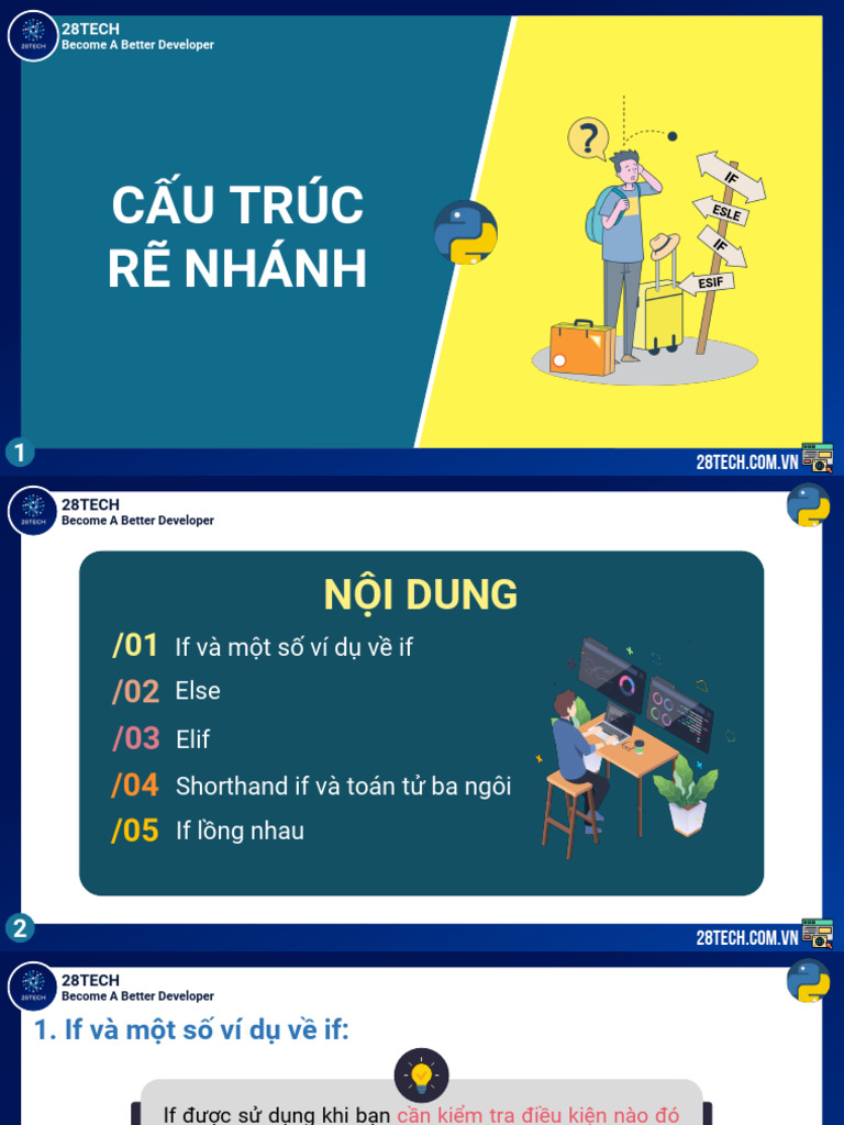 cấu trúc rẽ nhánh 28tech | PDF