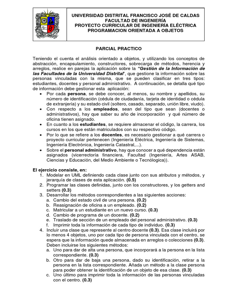 Parcial Practico 21 Marzo | PDF | Programación de computadoras | Informática