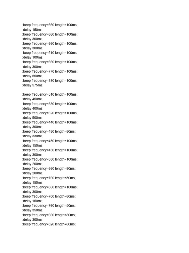 Morse Code Music Sequence | PDF | Video Game Publishers | Video Game ...