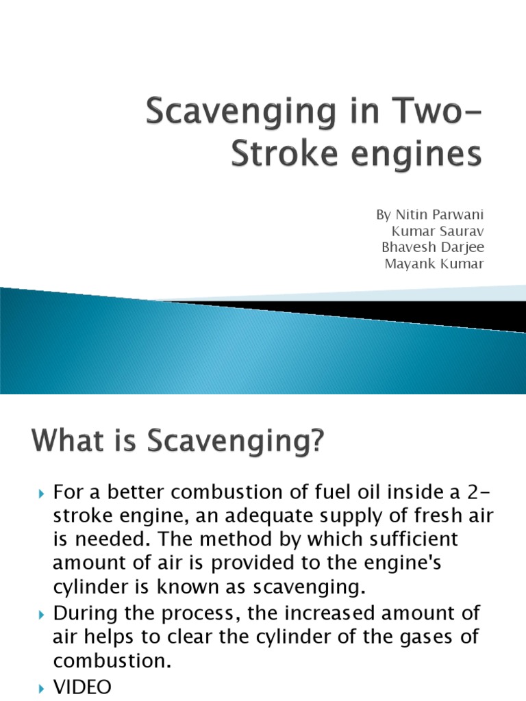 Scavenging in 2 Stroke Engine Final | PDF | Internal Combustion Engine | Piston