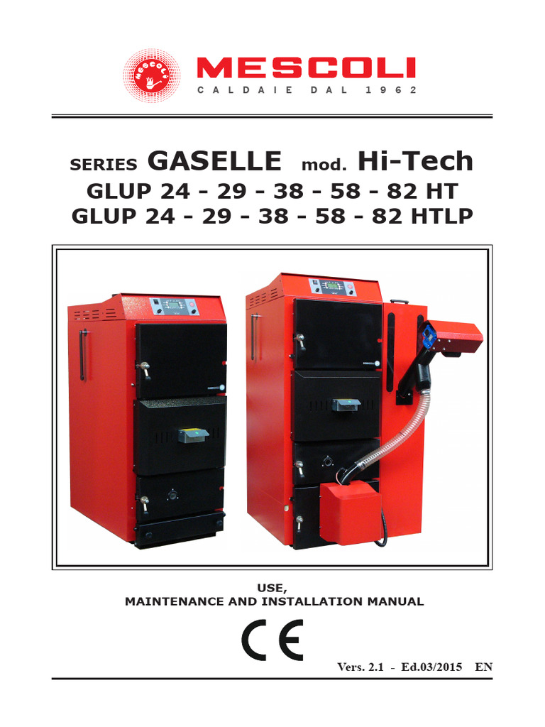 Manuale Glup HT-HTLP v2.1 0315 en | PDF | Wood | Boiler