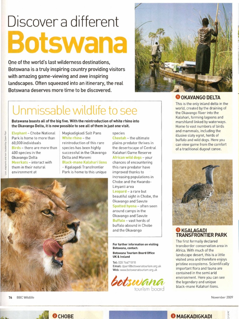 Botswana | PDF | Botswana | Conservation