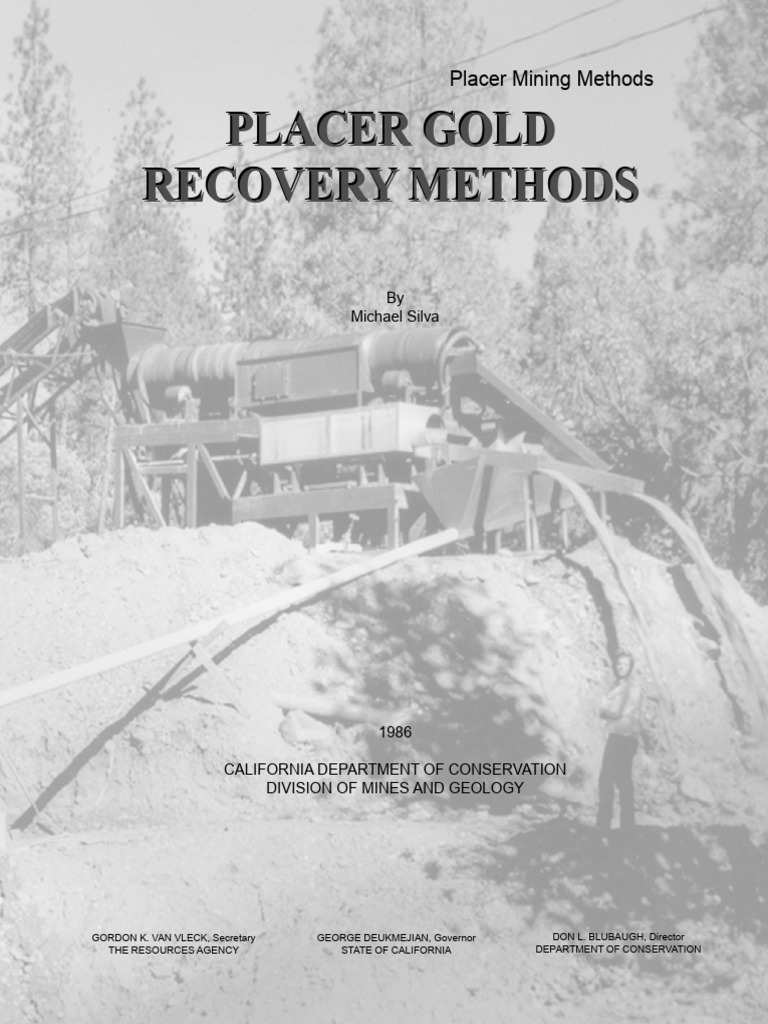 001placer Mining Methods 1 | PDF | Mining | Gold Mining