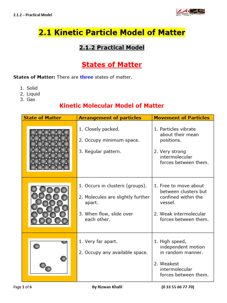 2.1.2 - Practical Model | PDF | Gases | Temperature