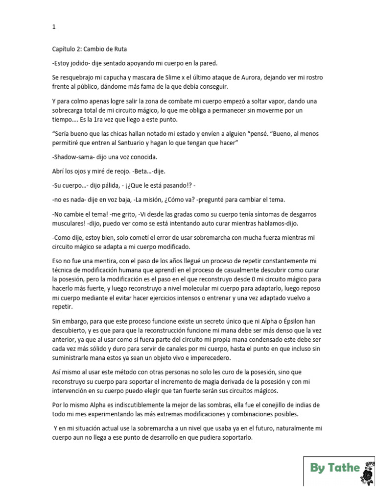 Capitulo 2 Cambio de Ruta | PDF