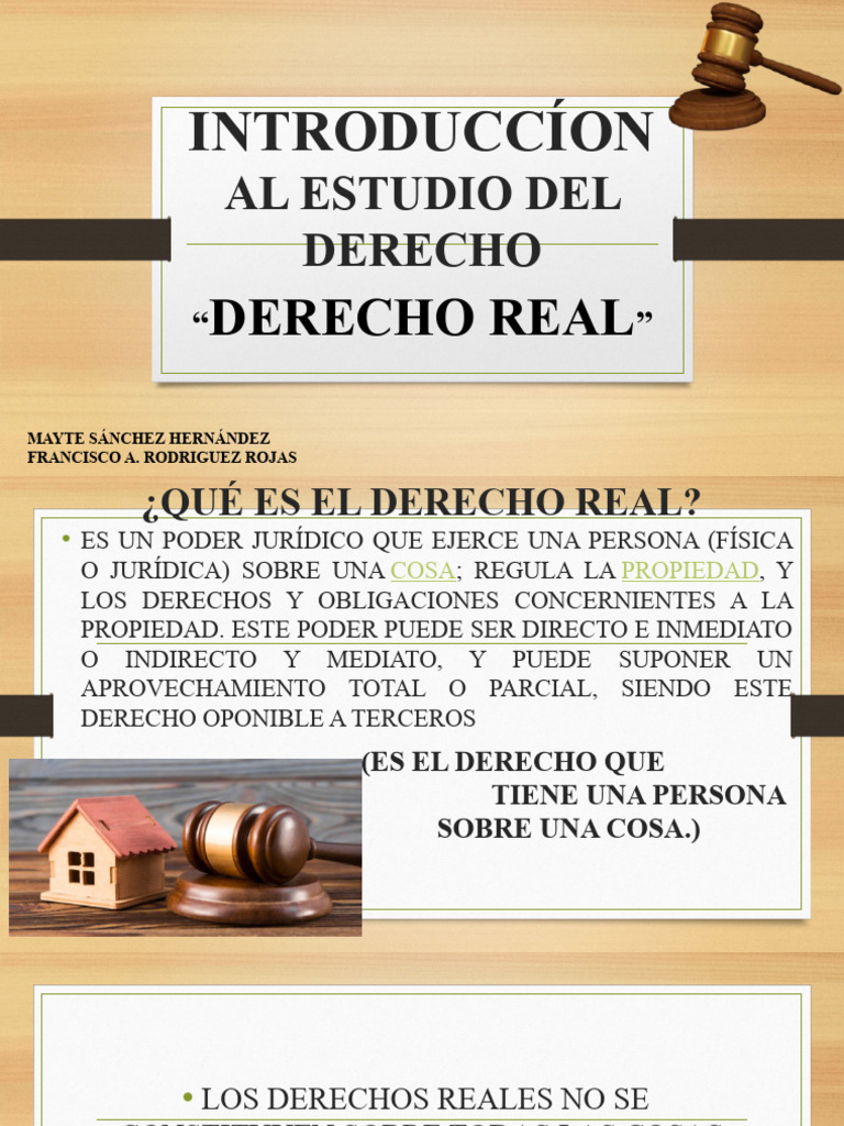 Derecho Real | PDF | Propiedad | Justicia