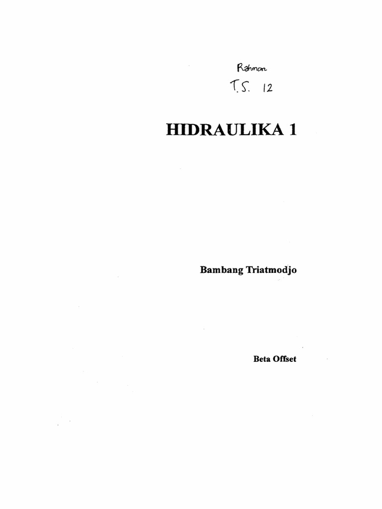 hidraulika_1 | PDF