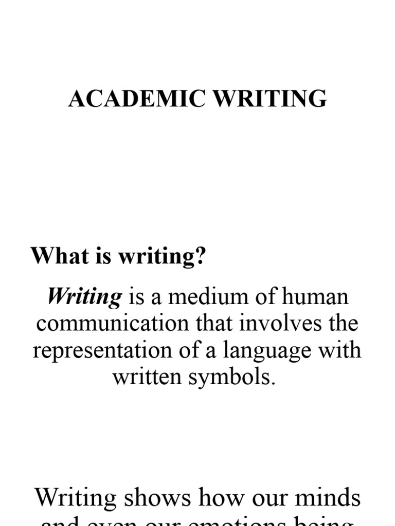 Guide to Academic Writing Essentials | PDF | Writing | Cognitive Science