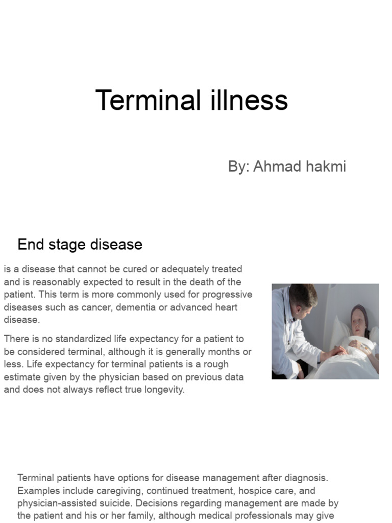 Terminal Illness | PDF | Terminal Illness | Diseases And Disorders