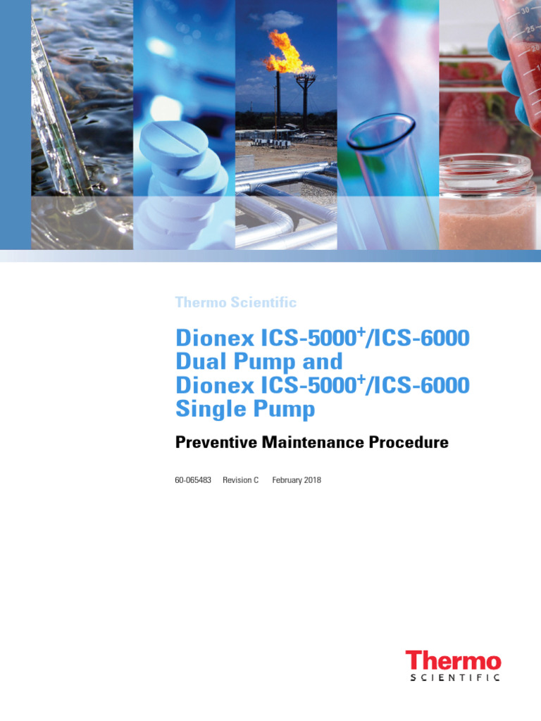 60-065483 - Rev C - Dionex ICS-5000 Plus, ICS-6000 Dual Pump and Single Pump Preventive ...