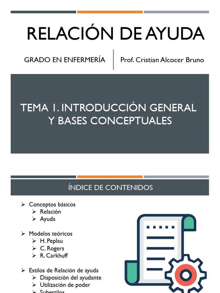 TEMA 1_INTRODUCCIÓN GENERAL Y BASES CONCEPTUALES | PDF | Enfermería | Empatía