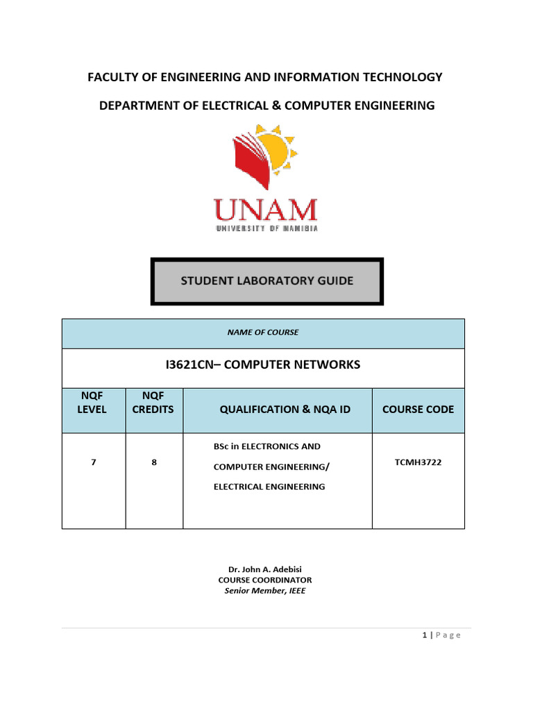 Computer Networks Laboratory Manual | PDF | Computer Network | Ip Address