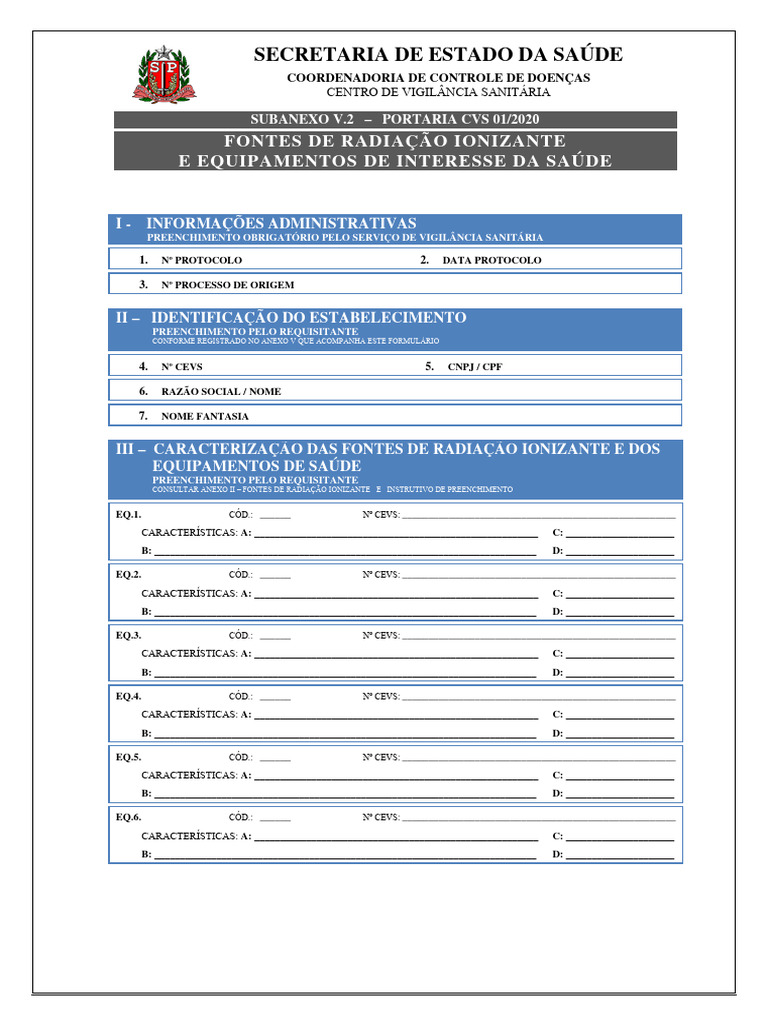 SubAnx V - 2 - Fontes - Radiacao - Ioniz - Equipam | PDF | Raio X ...