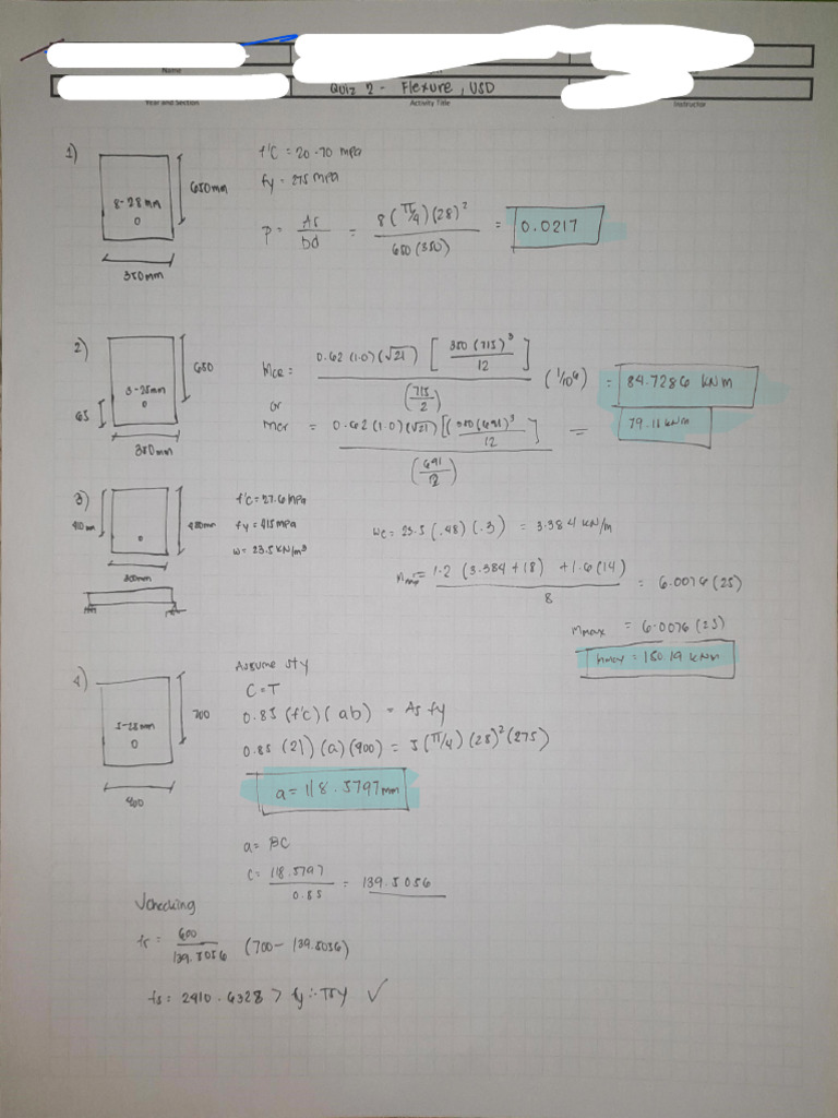 Quiz 2 Solution | PDF