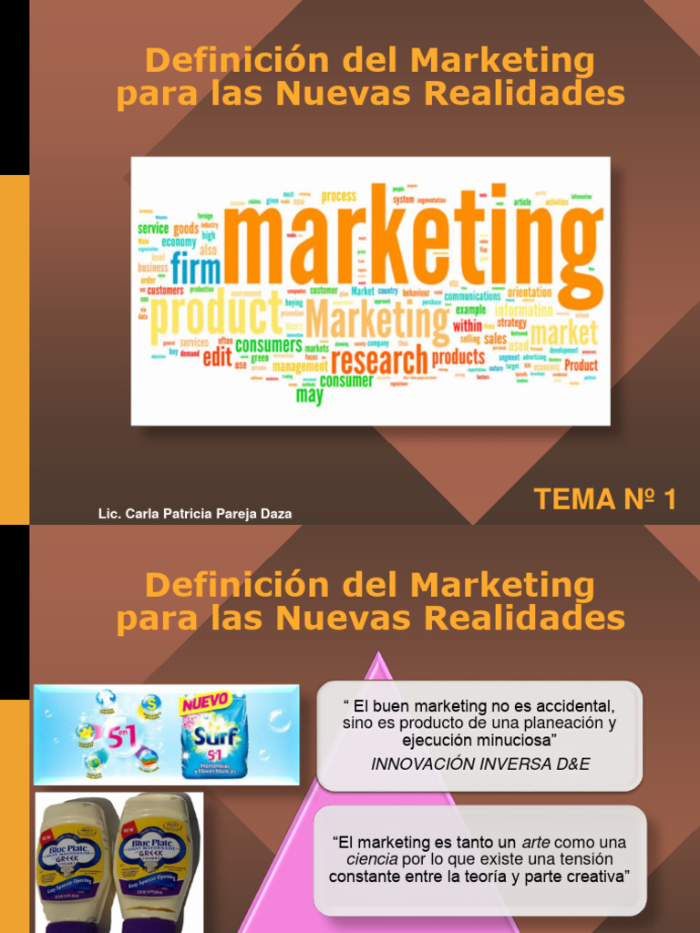Fundamentos del Marketing Actual | PDF | Marketing | Mercado (economía)