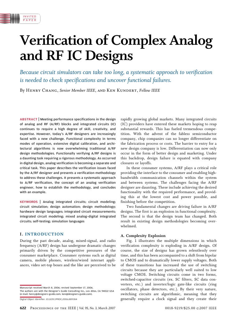 A/RF IC Design Verification Guide | PDF | Hardware Description Language ...