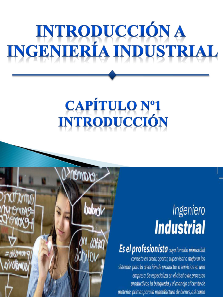 Introducción Ing. Industrial | PDF | Ingeniería Industrial | Ingeniería