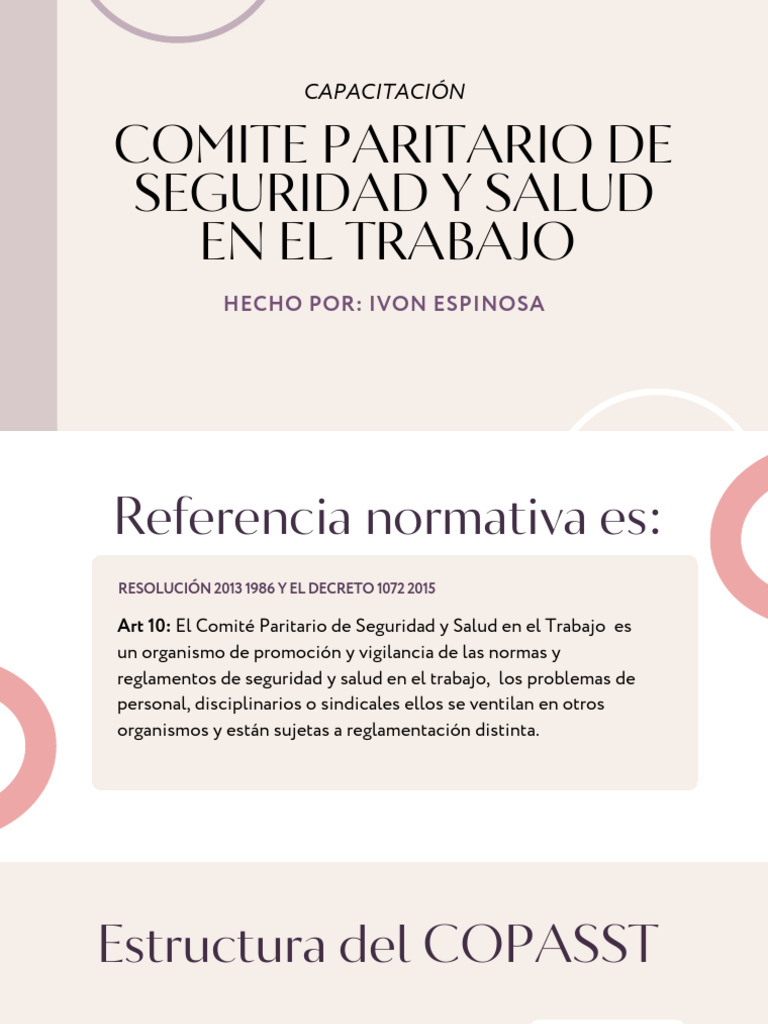 COPASST | PDF | Auditoría