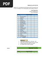 Adjusted Trial Balance Problems and Solutions | PDF